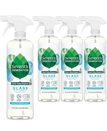Seventh Generation Glass & Wood Cleaner Biodegradable Formula, 23 oz ...