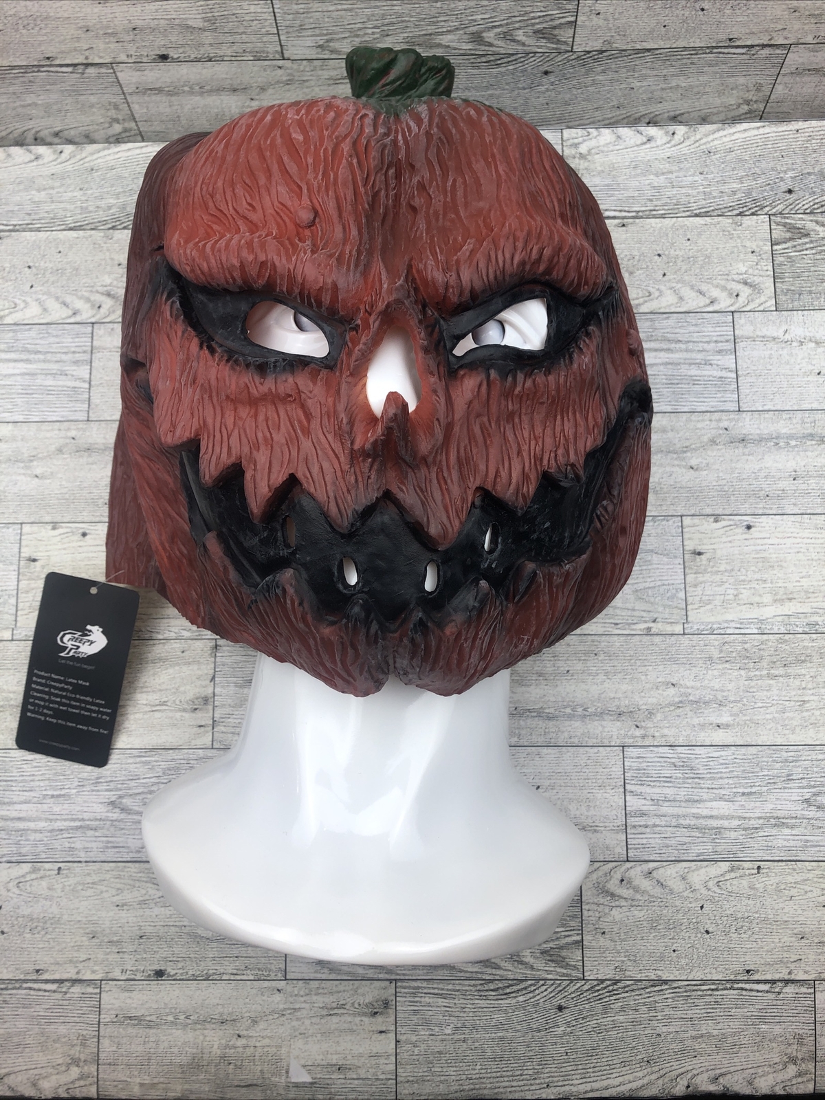 CreepyParty Deluxe Novelty Halloween Costume Party Props Latex Pumpkin ...