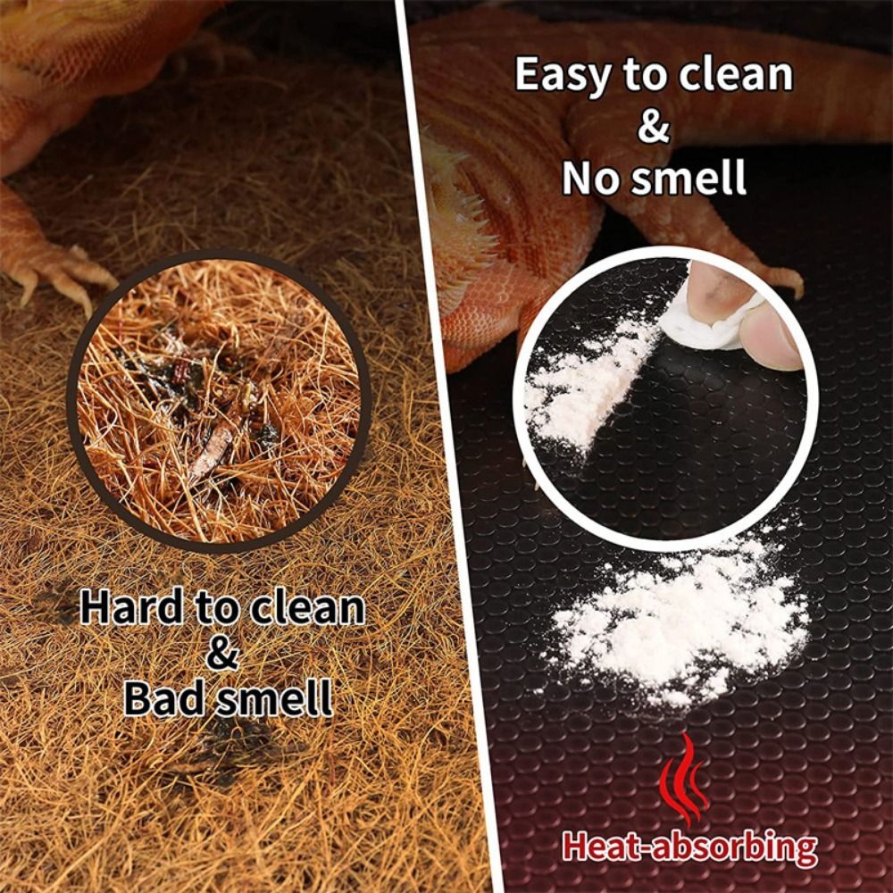 Anti-slip Reptile Carpet Reptile Terrarium Liner Substrate Mat Snake | eBay
