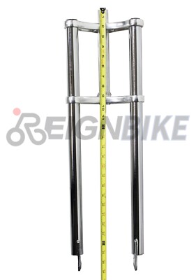 1-1/8" TRIPLE TREE Bicycle FORK Thread less Disc 26" x 4.0 FAT TIRES ...