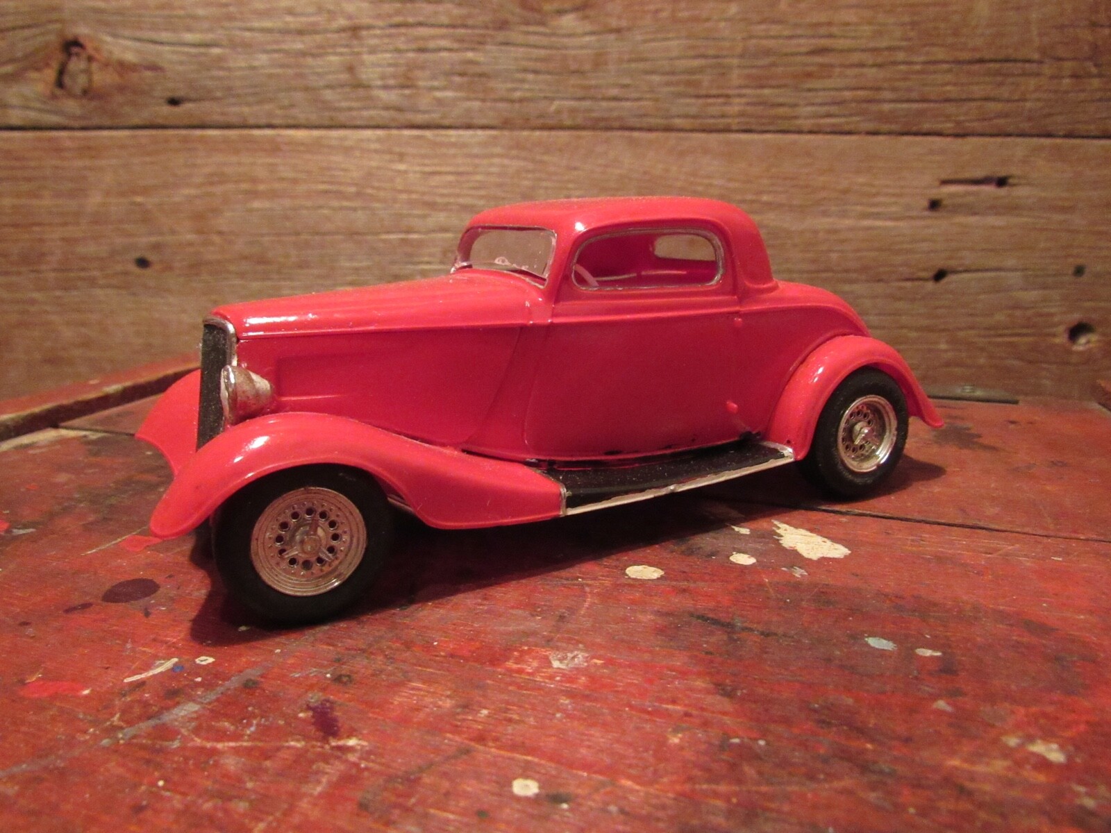 Custom HOT ROD Car Built Plastic Model Kit GREAT DETAIL - JUNKYARD ...