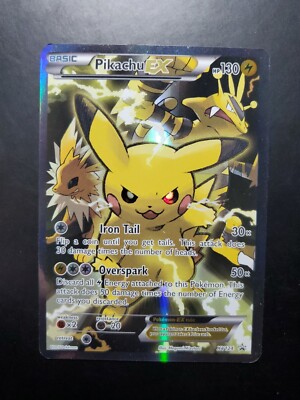 Pokemon TCG Pikachu EX XY124 XY Generations Promos 2016 Very Rare Card ...