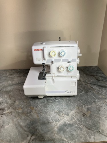 Janome MyLock 204D Serger Sewing Machine No Foot Pedal UNTESTED | eBay