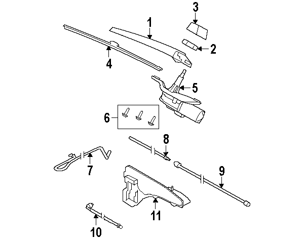 BMW 61627161029 GENUINE OEM WIPER BLADE | eBay