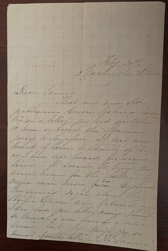 Gilded Age New York - 1800s Socialite Autograph Letter - Eleanor ...