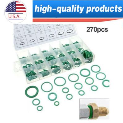 270Pcs High Pressure O-Ring Set A/C Assortment Oil Proof Plumbing Air ...