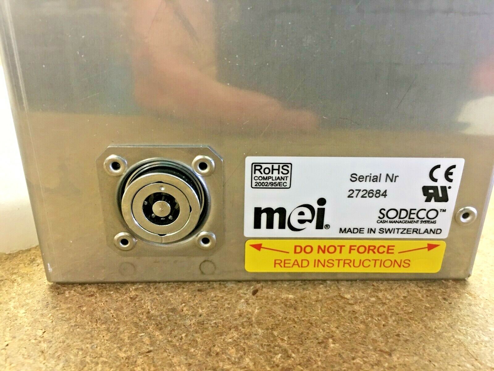 MEI BNA542 Satinless Steel Security Stacker & Cash-box for up to 2000 ...