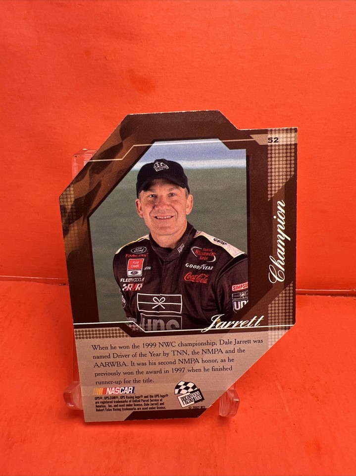 2002 Press Pass Premium Champion Gold Dale Jarrett #52 HOF Mint🦄 | eBay