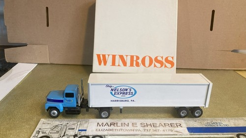 NELSON'S EXPRESS HARRISBURG PA. TRUCKING TRACTOR TRAILER WINROSS TRUCK | eBay