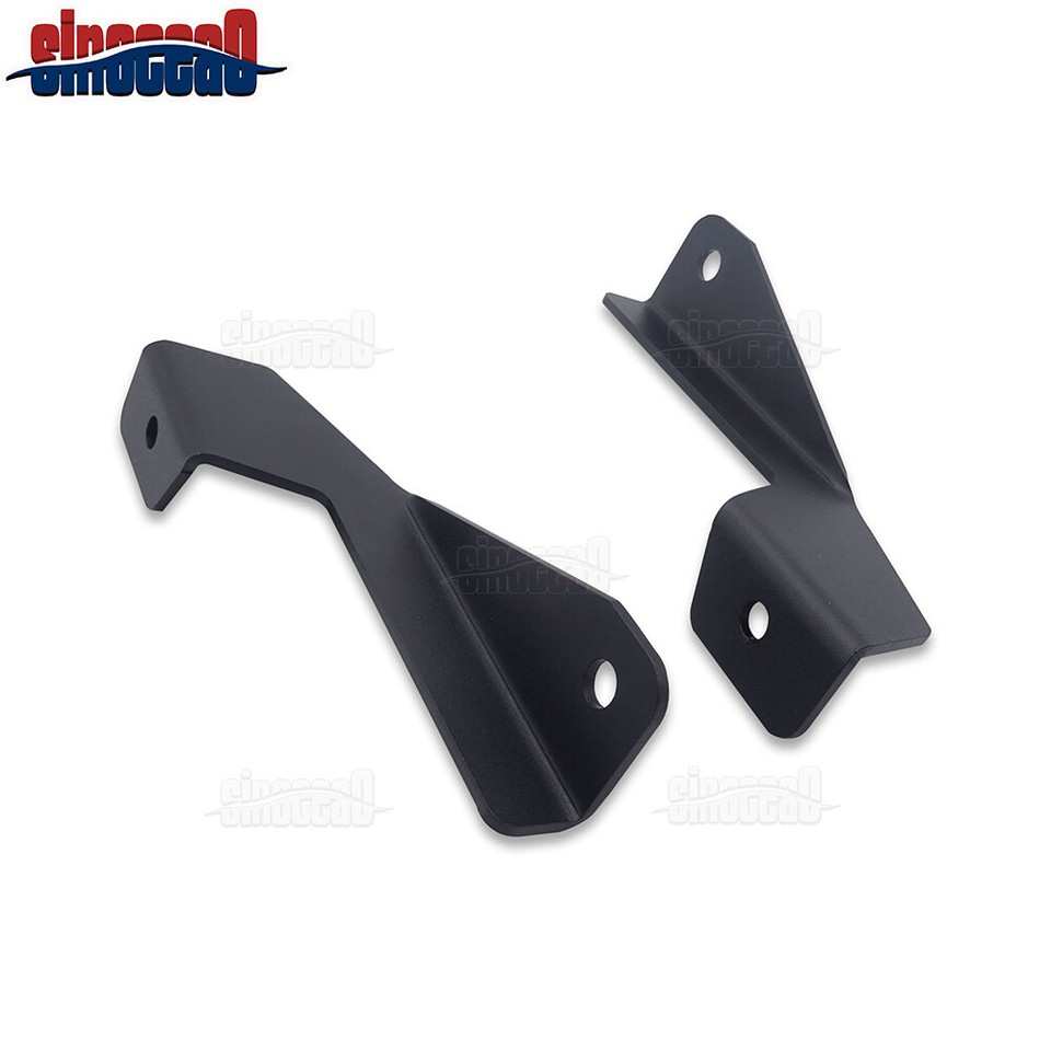 Upper Hood Ditch LED Light Pod Custom Mount Brackets For Toyota Hilux ...