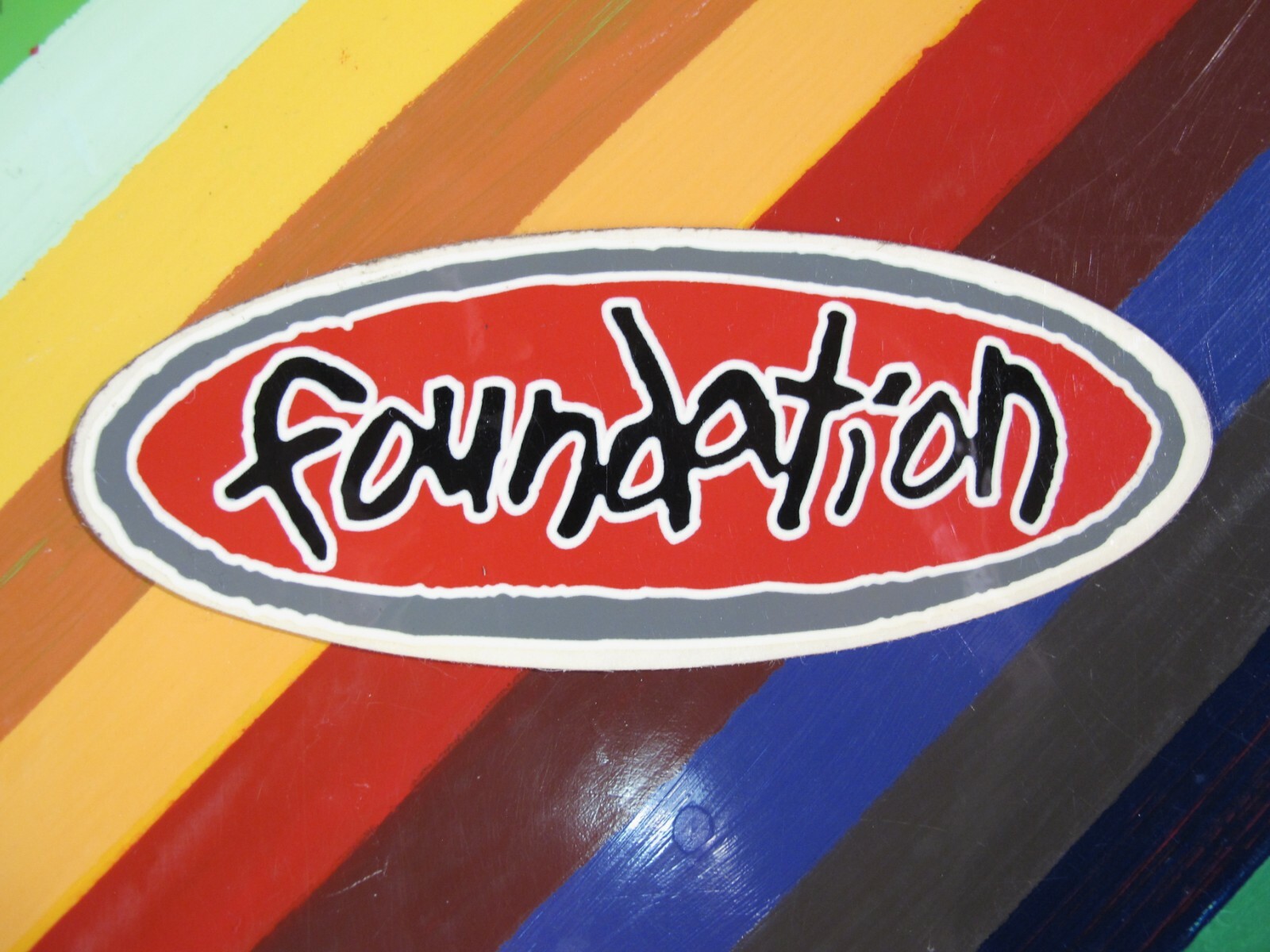 vtg 1990s 2000s Foundation skateboards sticker - Swank Lovely earlier ...