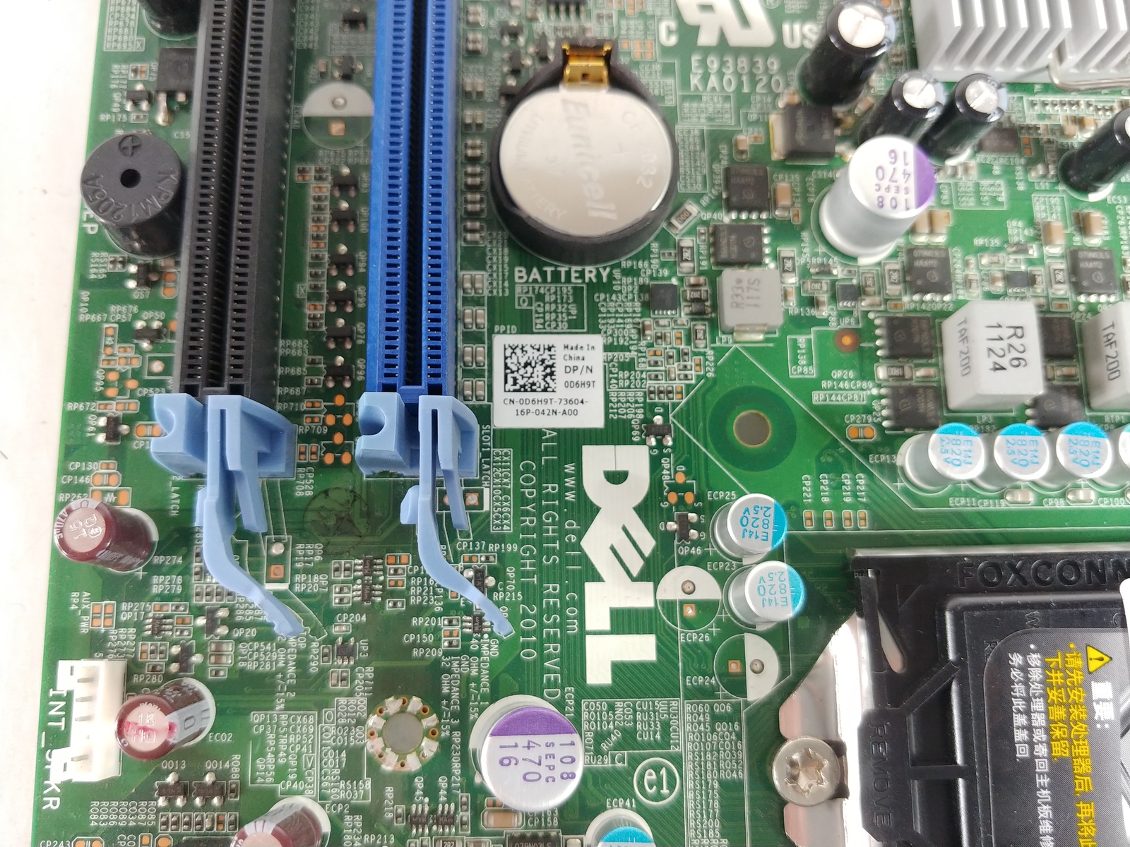Dell OptiPlex 990 SFF LGA 1155 DDR3 SDRAM Desktop Motherboard D6H9T | eBay