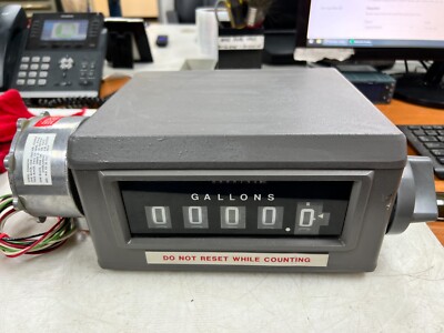 👀 NEW VEEDER ROOT PULSE TRANSMITTER 767181-327 W/ FLOW METER | eBay