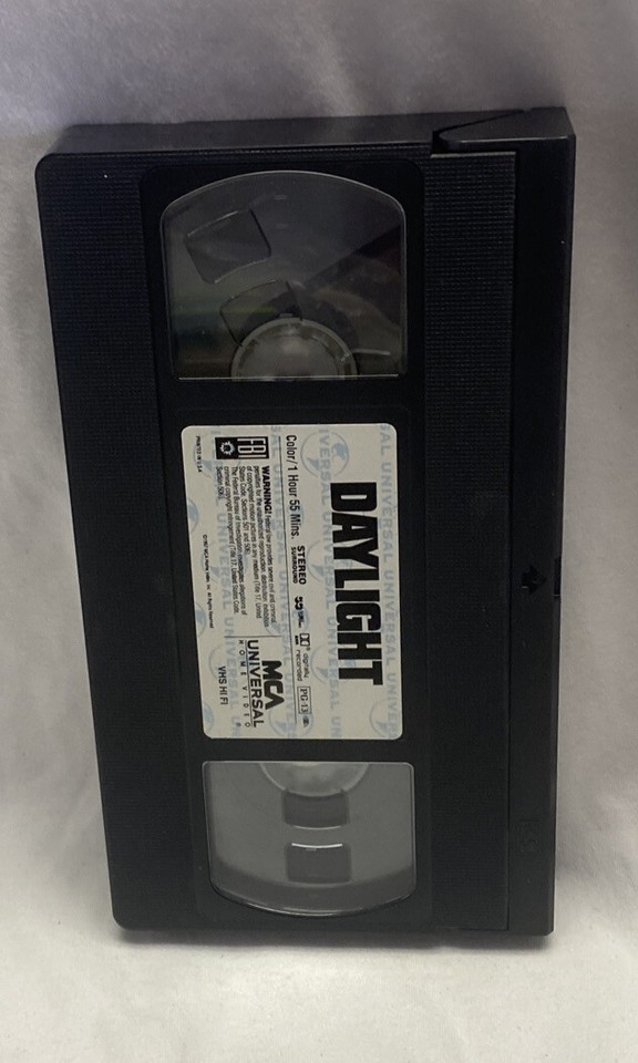 Daylight (VHS, 1997) Sylvester Stallone Suspense Great Movie ...