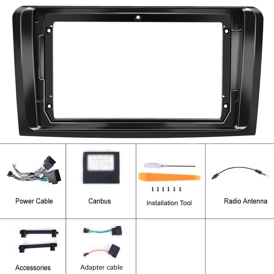 For 2007-2011 Mercedes-Benz ML350 GL450 Radio Stereo CarPlay Android 15 ...