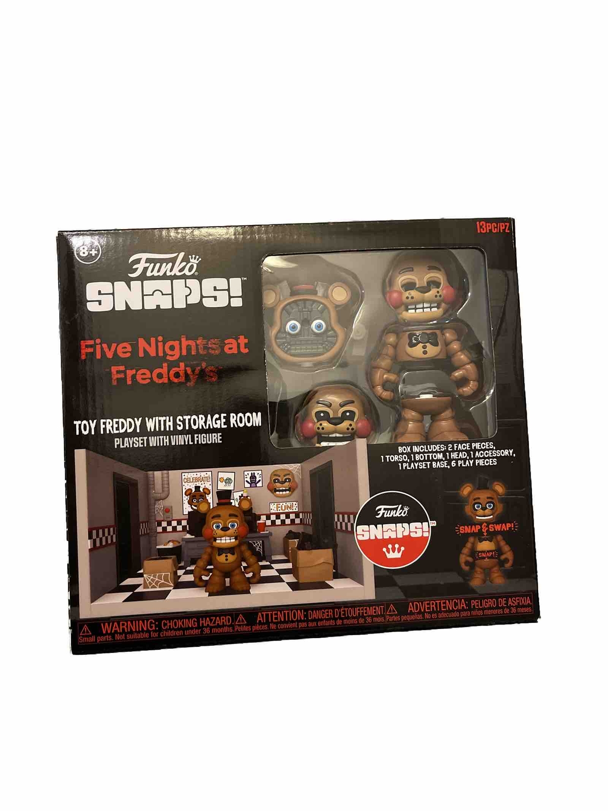 Funko Fnaf Snap: Five Nights at Freddy's - Toy Freddy With Storage Room ...