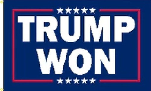 5X8 FT DONALD TRUMP 2024 TRUMP WON! HUGE FLAG BANNER 100D | eBay
