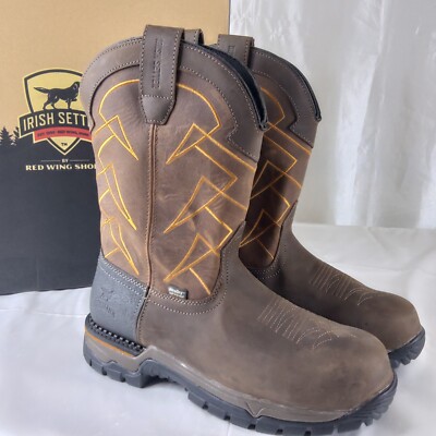Irish Setter TWO HARBORS MEN'S 11-INCH WATERPROOF SAFETY TOE PULL-ON ...