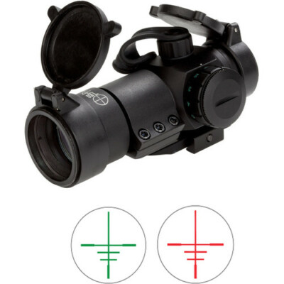 Sun Optics Red Dot Sight 30mm L1 Green Reticle CD13-TS30WH Matte Black ...