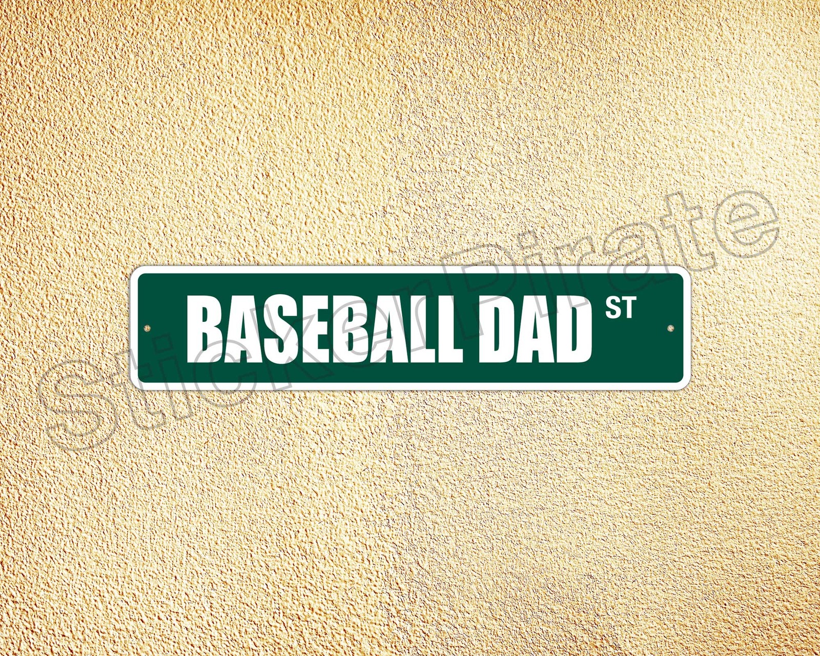 *Aluminum* Baseball Dad 4" x 18" Metal Novelty Street Sign SS 489 | eBay