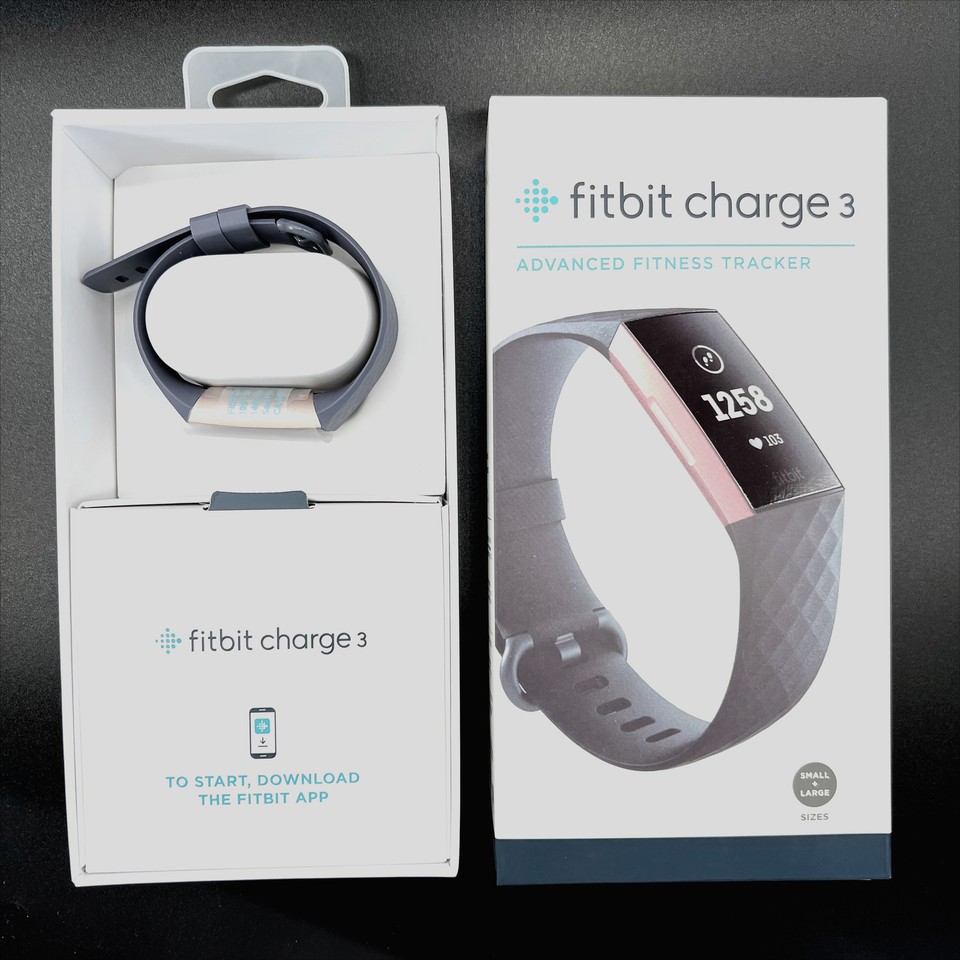 NEW Fitbit Charge 3 Fitness Activity Tracker Heart Rate Monitor ...