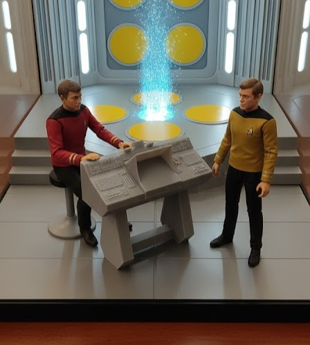 1:12 Scale Star Trek TOS Transporter Console Only For 6 inch Figures 3D ...