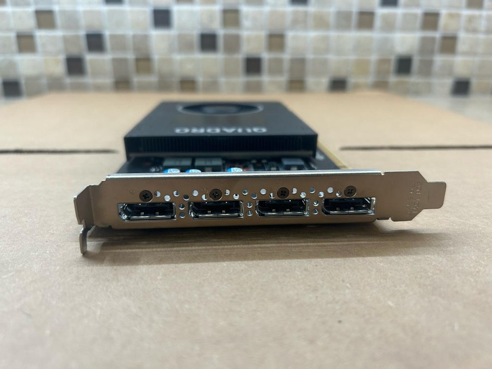 Dell Nvidia Quadro P2200 5GB GDDR5X PCIe 4xDisplay Port Video Card ...