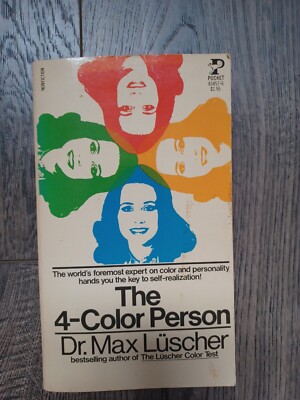 4 color Person by Max luscher (1980, Mass Market) First Edition First ...