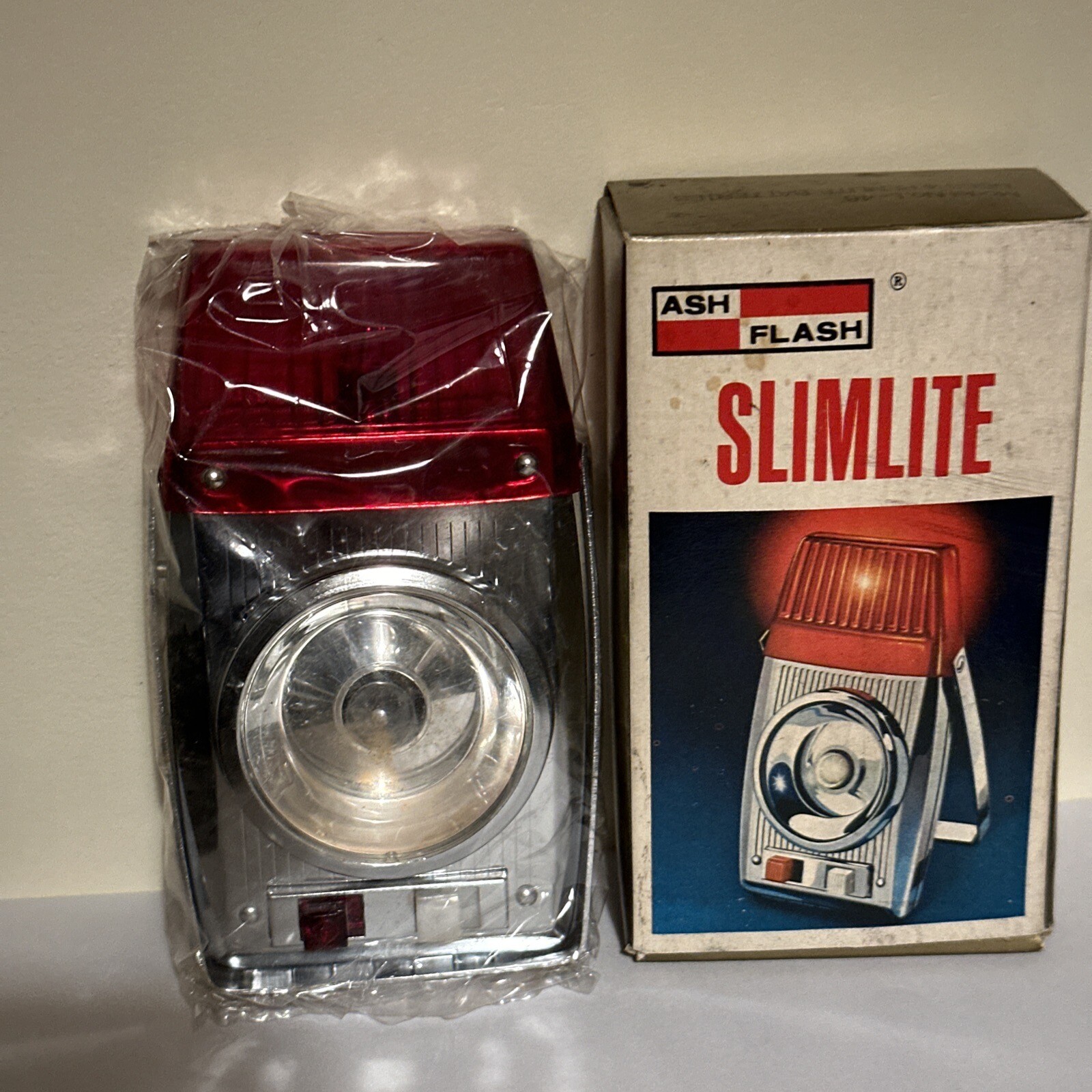 Vintage Ash Flash Double light lantern style ( Red and middle light ...