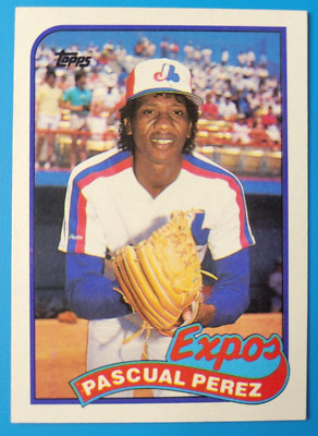 Pascual Perez Baseball Card -- 1989 Topps #73 -- Montreal Expos | eBay
