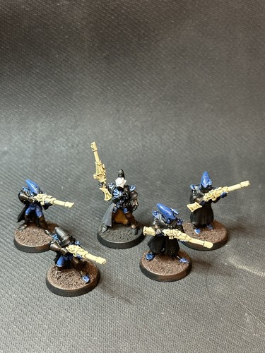 Warhammer 40k Eldar Aeldari Rangers Scouts x5 Metal | eBay