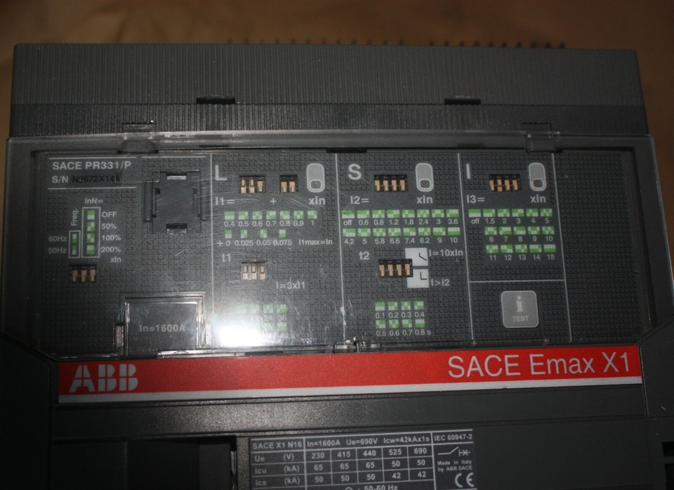 ABB SACE X1 N16 Emax 1 circuit breaker X1N1600PR331/P 1600A PR331/P | eBay