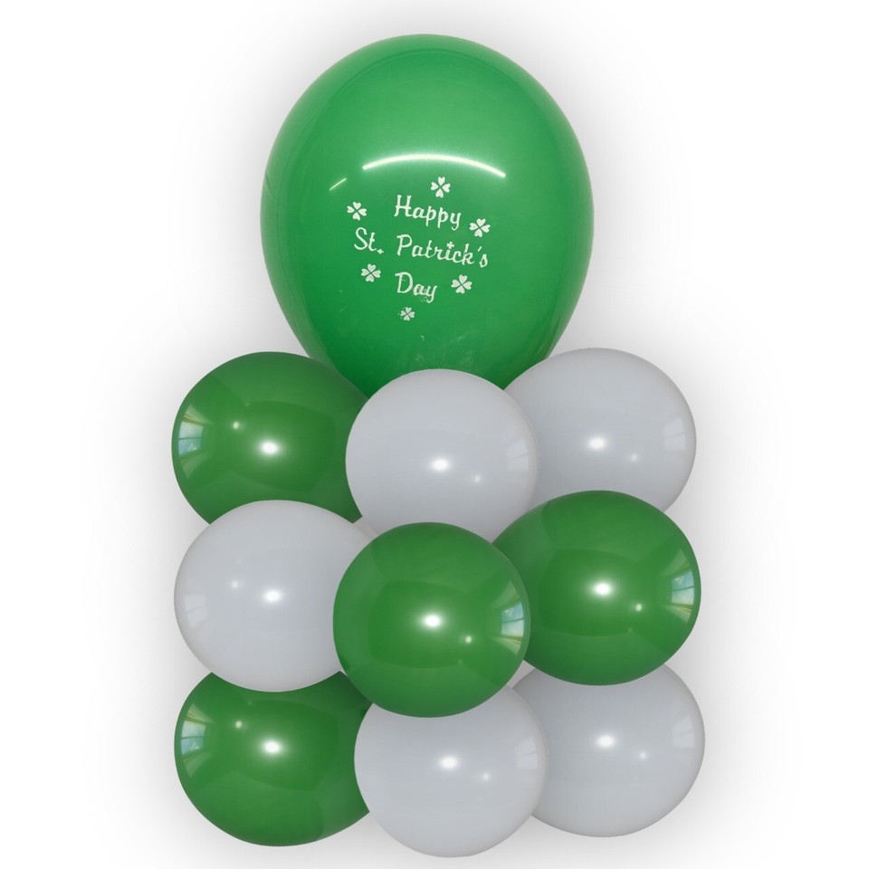 St. Patrick Day Balloons Irish Ireland Latex Quality Party Ballons ...