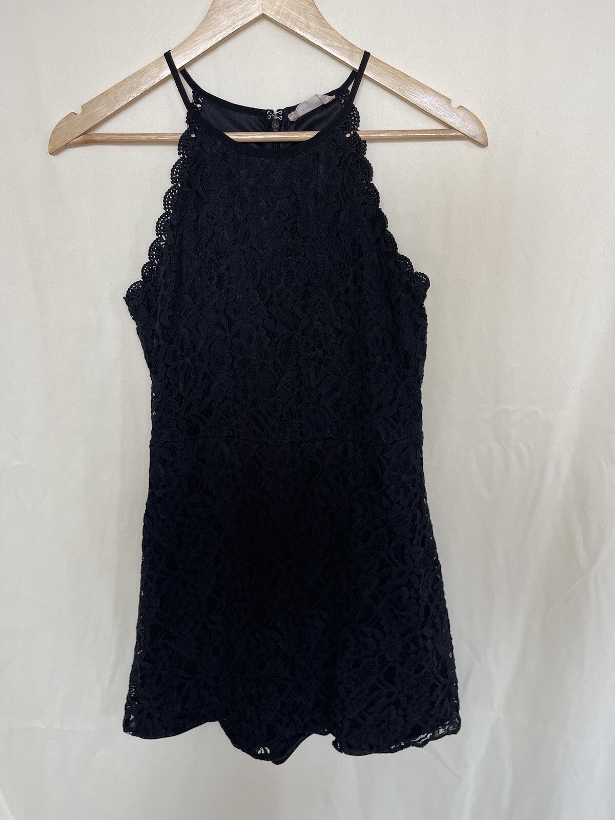 Altar’d State Racerback Spaghetti Strap Mini Dress Lace Details Women’s ...