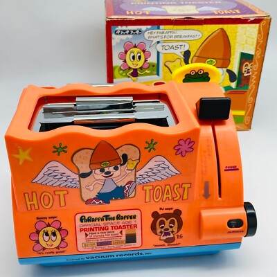PARAPPA THE RAPPER OFFICIAL Vintage PRINTING TOASTER PJ Berri Sunny ...