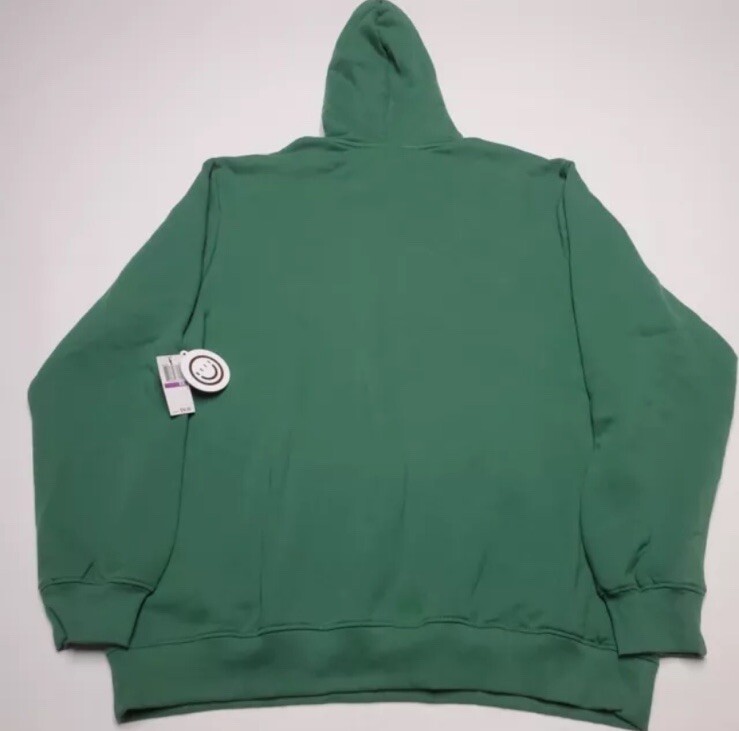 Neff Co Red & White Magic Mushrooms Graphic Print Green Hoodie Men's ...