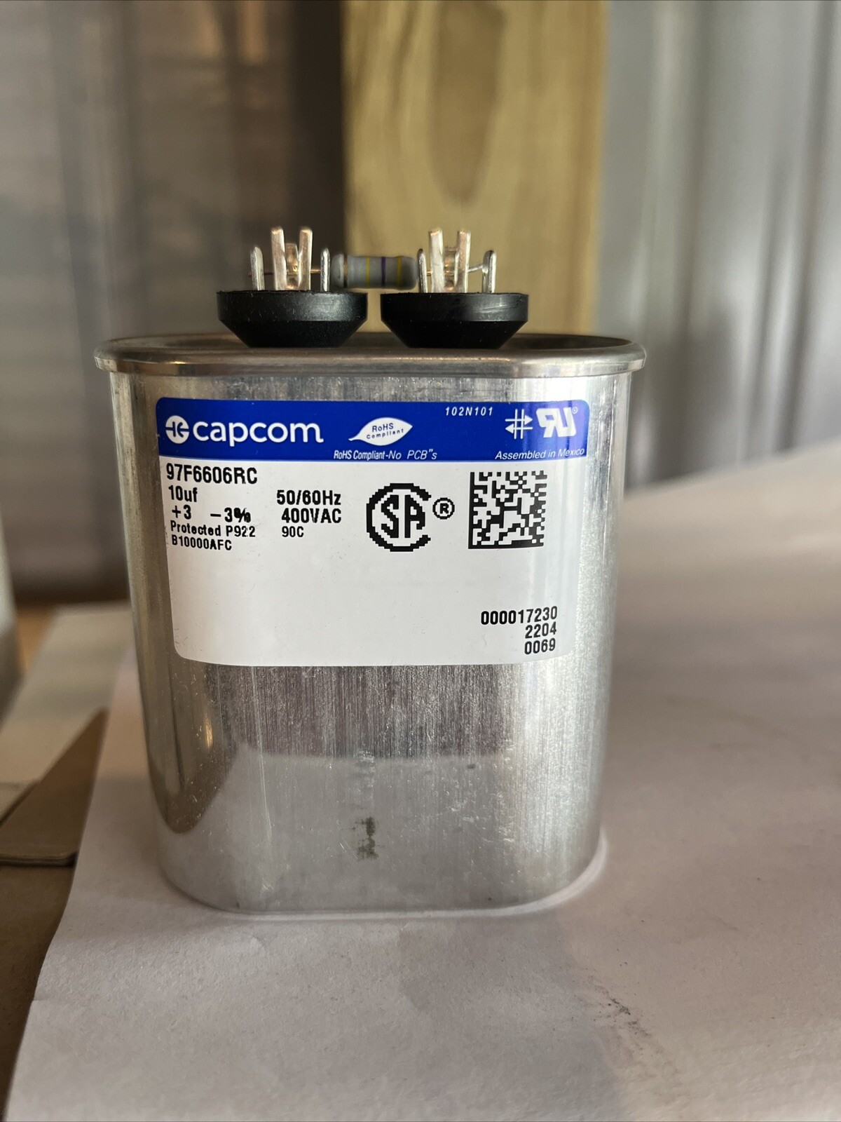 1x 10uF 400VAC Motor Run Capacitor 400V AC 10mfd 400 Volts 10 mfd HID Lighting | eBay