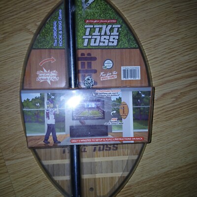 Bamboo Tiki Toss Original Hook & Ring Game New In Package | eBay
