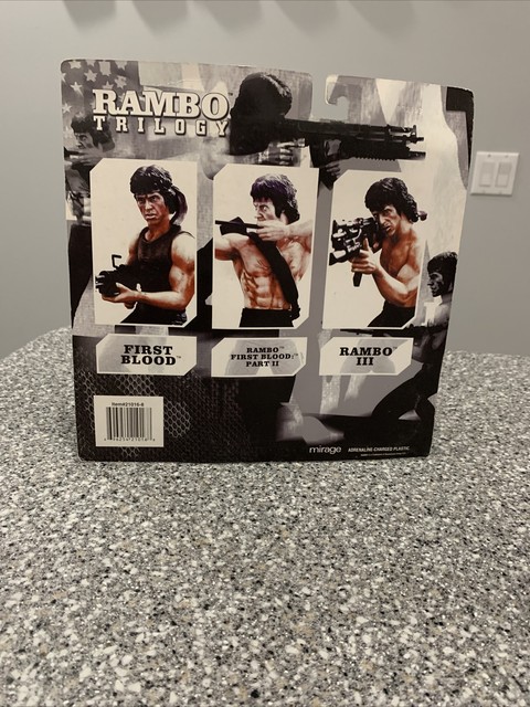 Mirage Rambo Figure With Gun Bullets and Knife for sale online | eBay