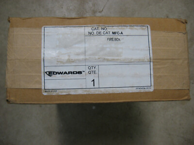 NEW EDWARDS GE EST FIRE ALARM MFC-A MULTI PURPOSE MOUNTING CABINET BOX ...