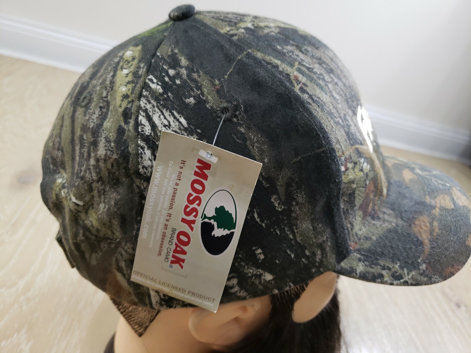 Fastenal Men's Hat Camouflage Mossy Oak Baseball Cap Hunting Camping ...
