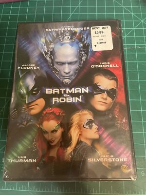 Batman & Robin DVD 1997 George Clooney Arnold Schwarzenegger Alicia ...