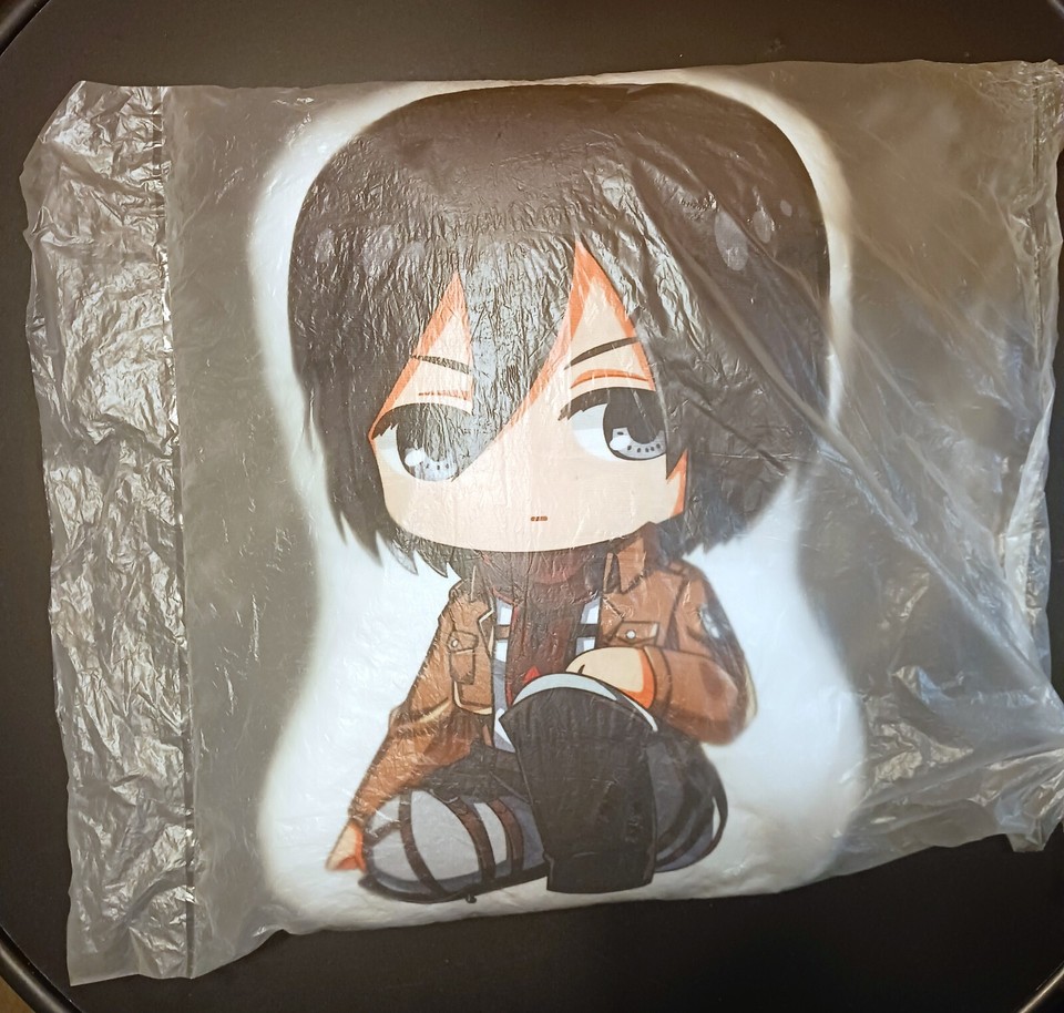 Attack on Titan no Kyojin Levi Ackerman Chibi Pillow Anime Pillow Plush ...