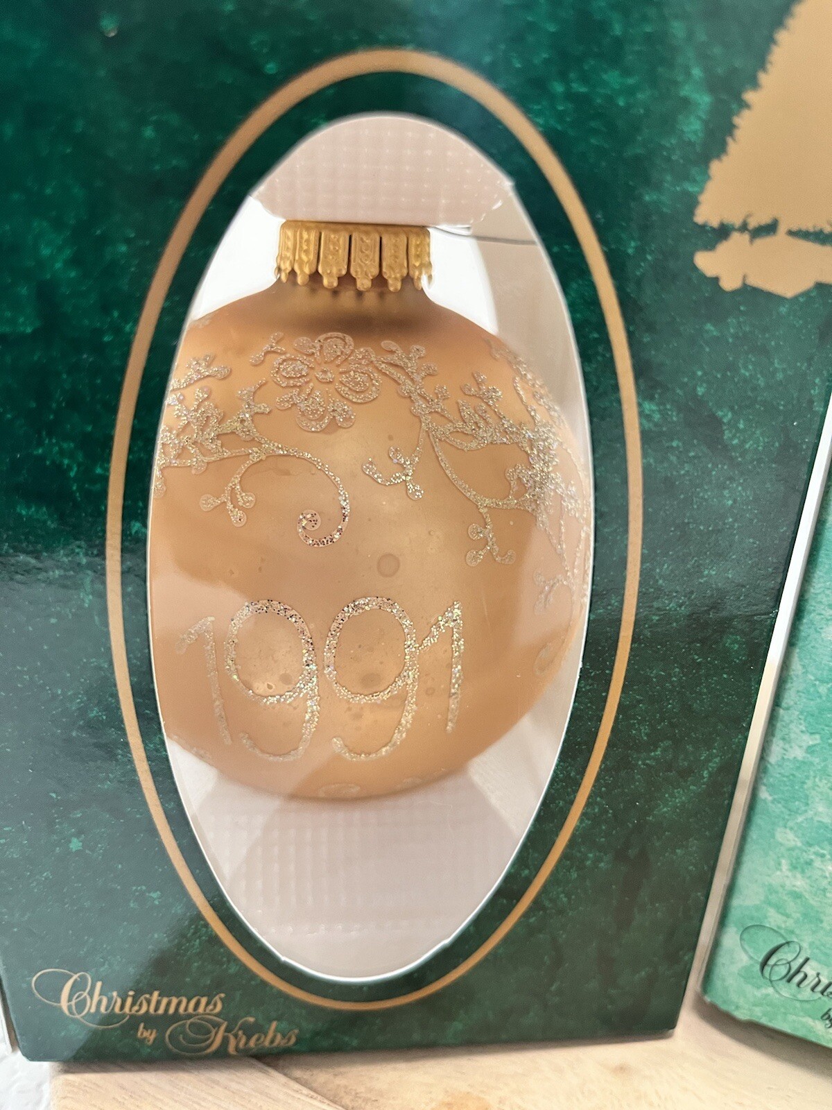 3 Vintage Krebs on Silk Christmas Ornaments Sinta Klass Holy Family ...