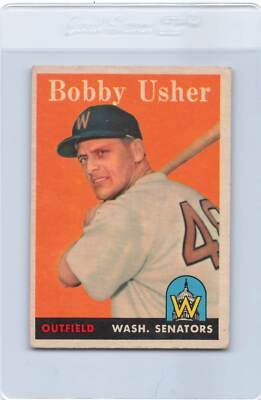 1958 Topps #124 Bobby Usher Senators VG *6043 | eBay