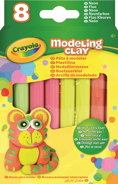 Crayola Modeling Clay 1/4 LB Assorted Neon Colors Set of 4 for sale ...