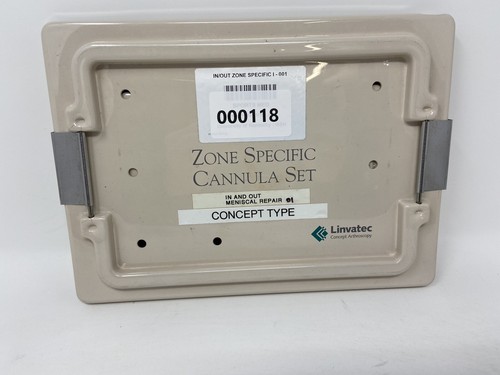 Linvatec Zone Specific Cannula Set Concept type TRAY ONLY | eBay