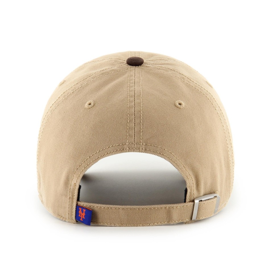'47 Brand Cap MLB New York Mets Khaki Cartoon Icon '47 Clean Up Donut ...