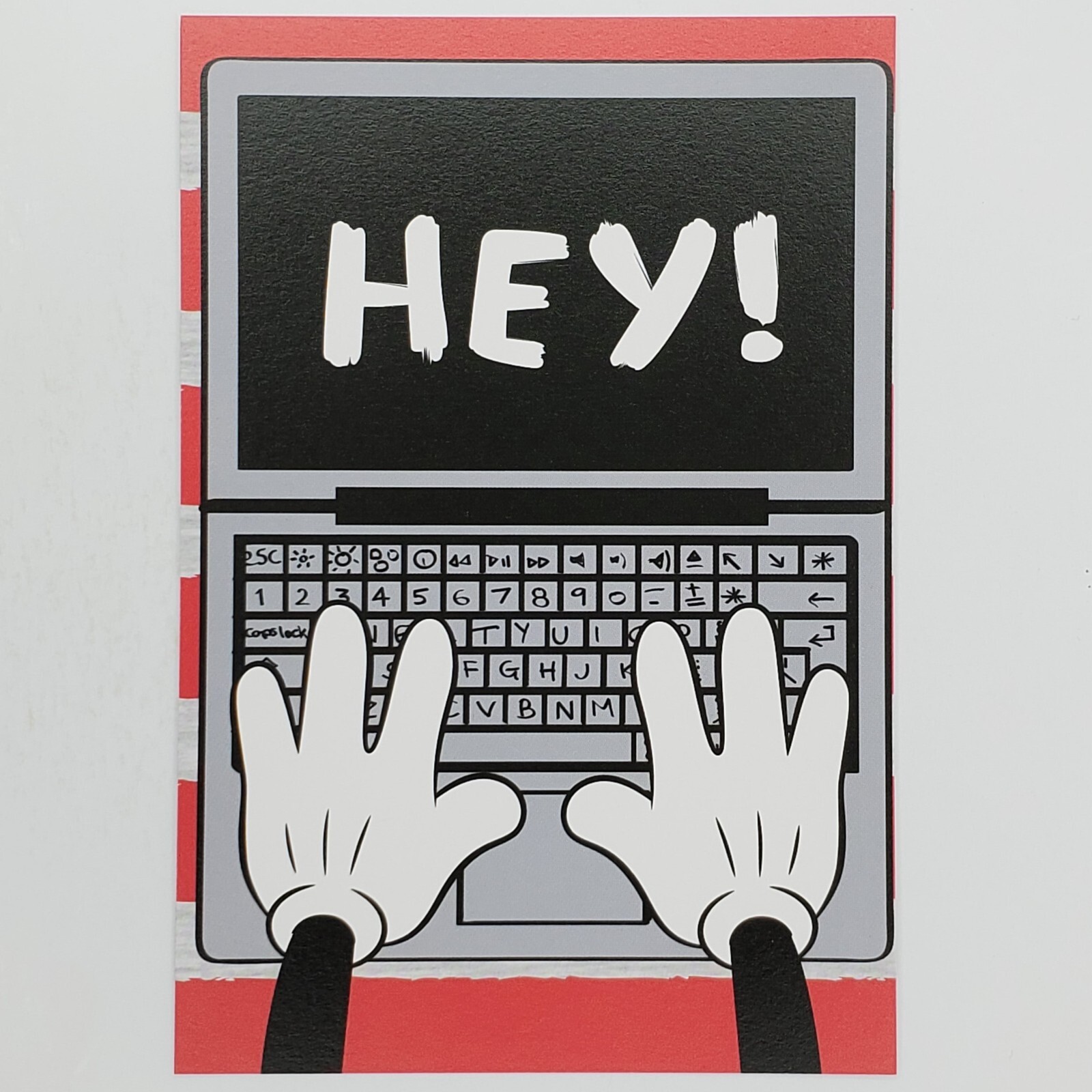 Mickey Mouse Postcard True Original 90 Years of Magic Disney Computer ...