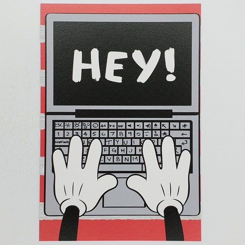 Mickey Mouse Postcard True Original 90 Years of Magic Disney Computer ...